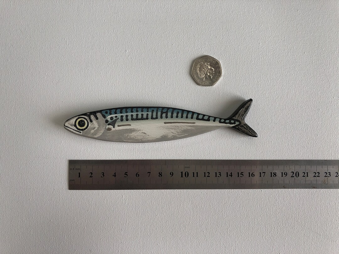 The Tiddler 1 Mackerel Fish Sculpture - Etsy UK