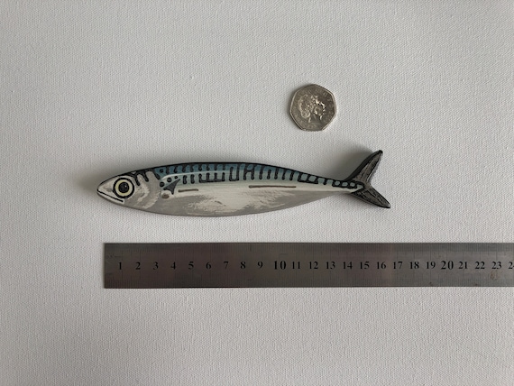 The Tiddler 1 Mackerel Fish Sculpture | Etsy