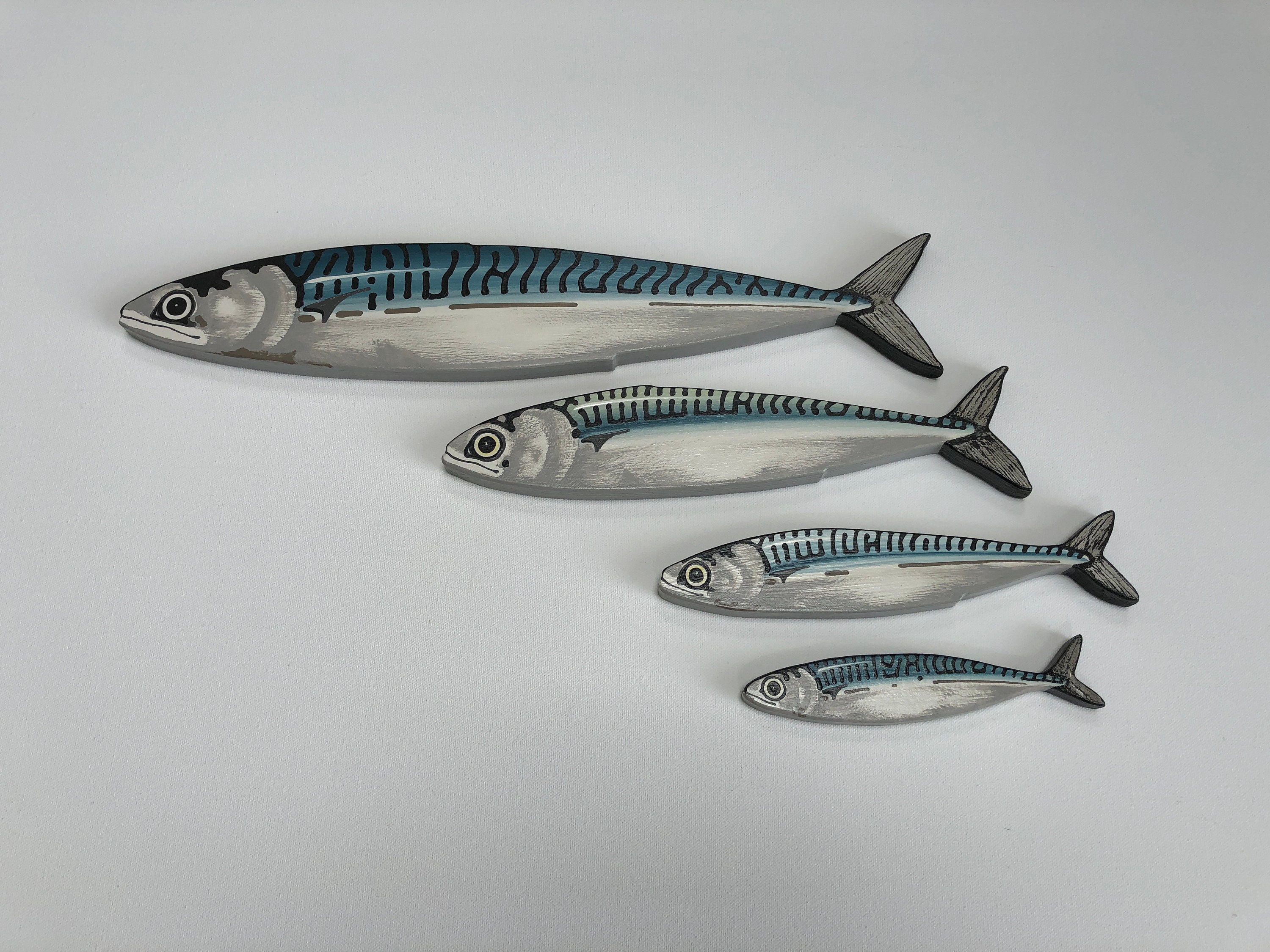 The Tiddler 1 Mackerel Fish Sculpture - Etsy UK