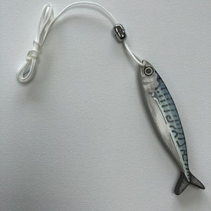 Mackerel Fish Light Pull Cord, Fish Art - Etsy