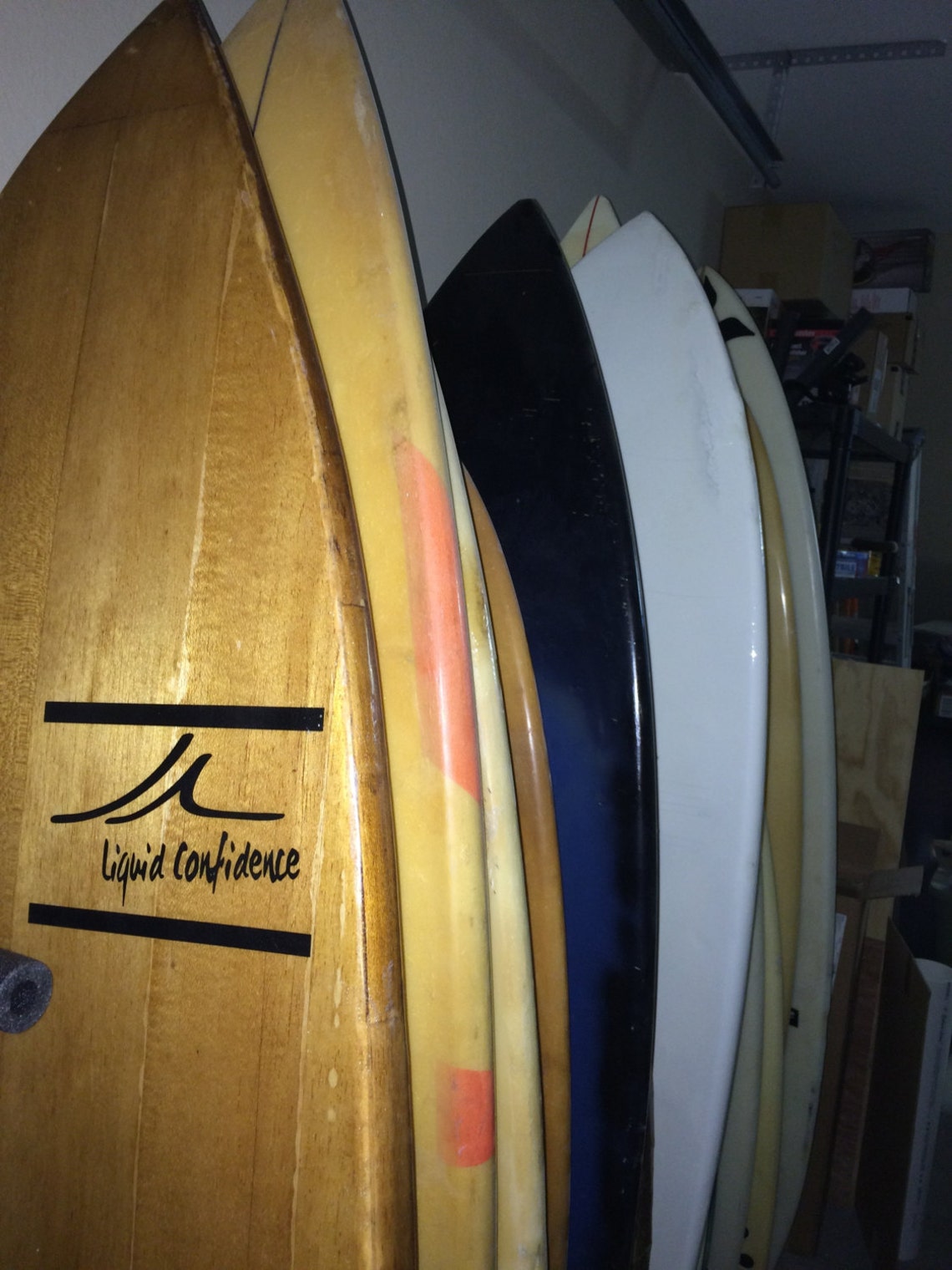 Wood Surfboard Rack holds 6 Surfboards - Etsy