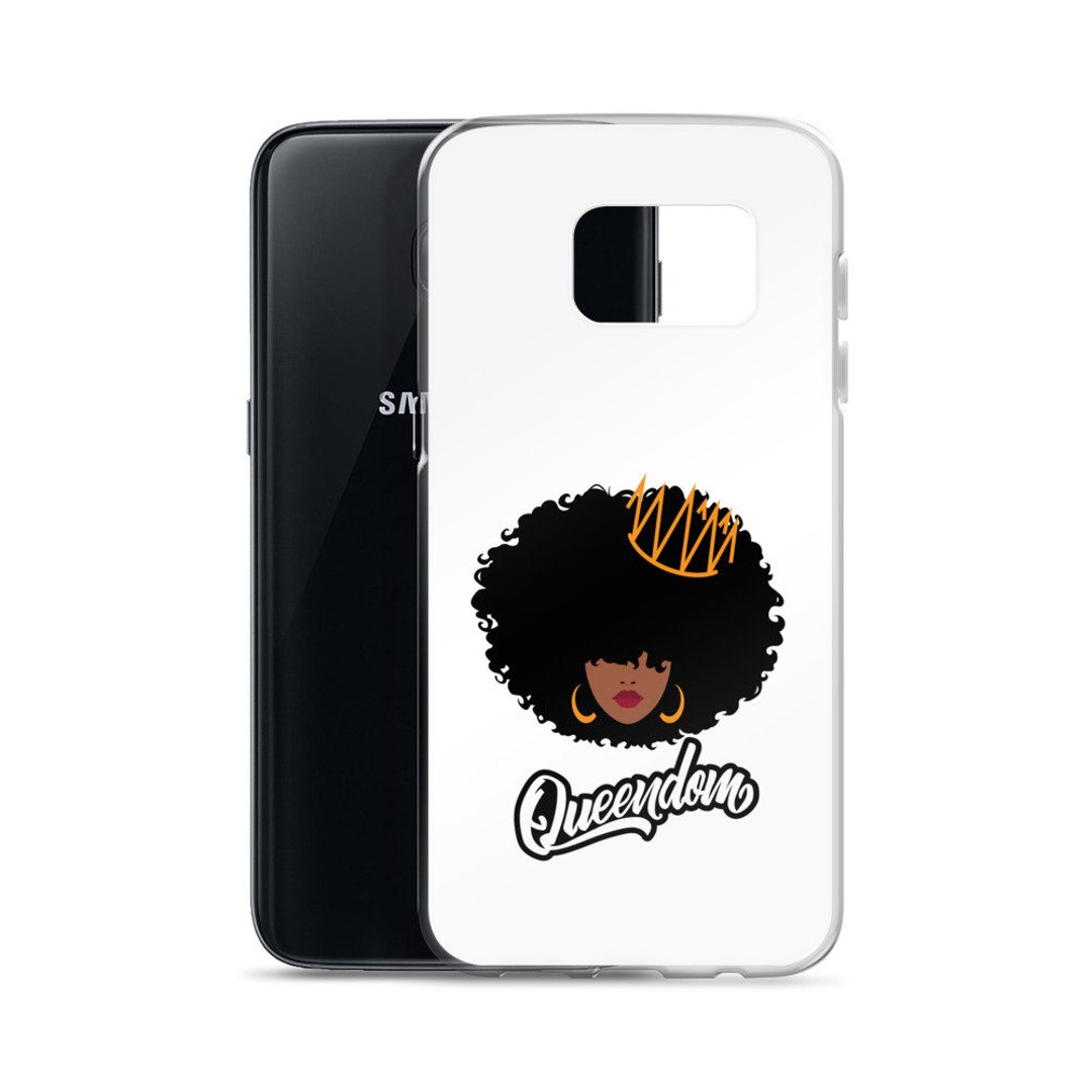 Black Queen/afro Queen/ Queendom/ Natural Hair/samsung Case - Etsy UK