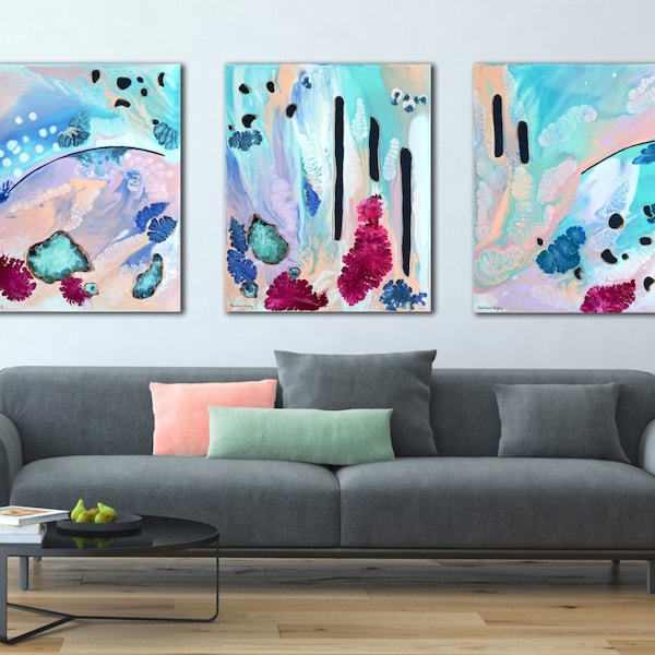 Wall Art Trio - Etsy