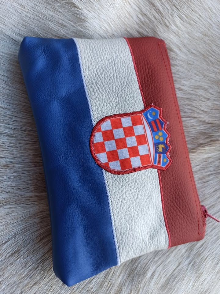 Croatian Leather Purse Croatian Flag Croatia Hrvatska Zastava - Etsy
