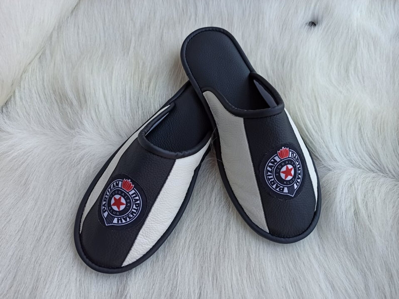 Serbian Leather Slippers Serbian Flag Serbia Srbija Gift for | Etsy