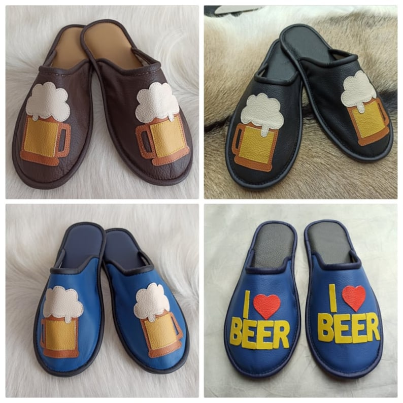 Beer Mug Slippers Christmas Gift Beer Slippers Beer Mug | Etsy