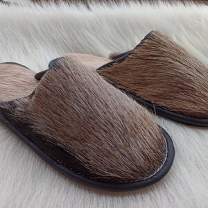 Goat Fur Slippers Unisex - Etsy