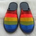 Rainbow Slippers-lgbt Slippers-gay Rainbow Pride Flag - Etsy