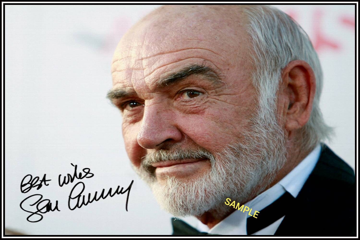 4x6 signed autograph photo reprint of Sean Connery James Bond | Etsy