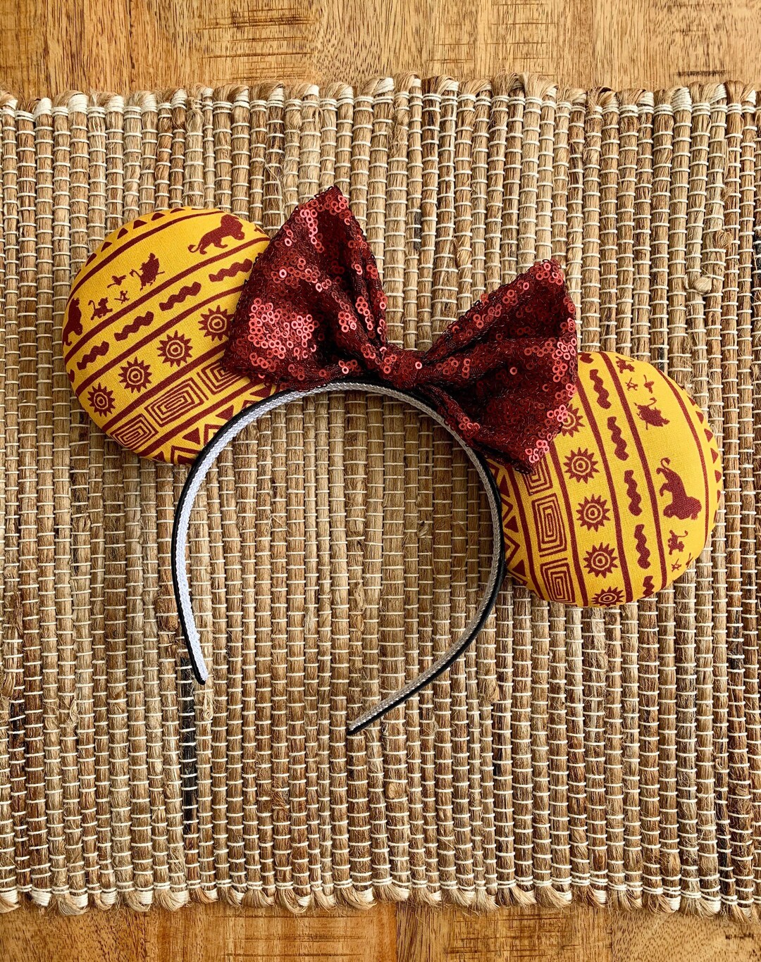 Lion King Simba Timon Pumbaa Mickey Minnie Mouse Ears Silhouette Animal ...