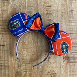 Florida Gators Mickey Minnie Mouse Ears University of Florida Go Gators ...