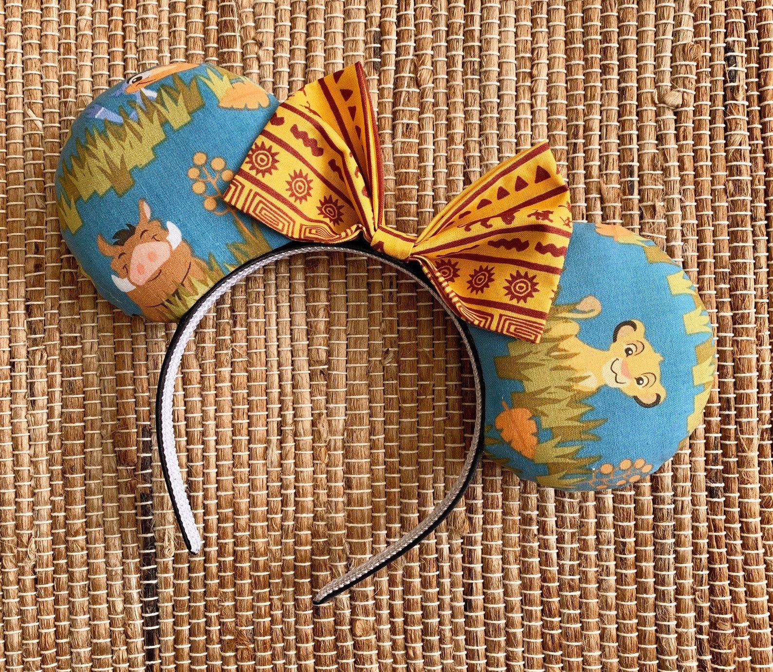 Lion King Simba Mickey Minnie Mouse Ears Timon Pumbaa Zazu - Etsy