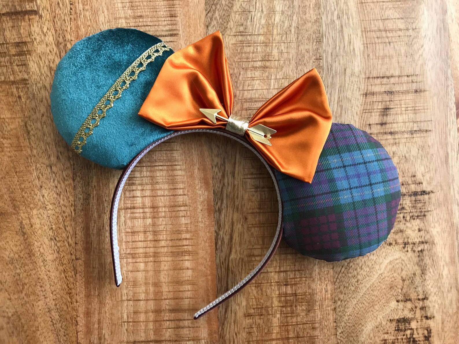 Merida Brave Mickey Minnie Mouse Ears Princess Headband Head - Etsy