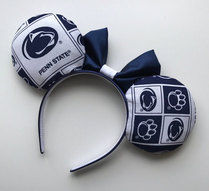 Penn State Nittany Lions Mickey Minnie Mouse Ears Pennsylvania | Etsy