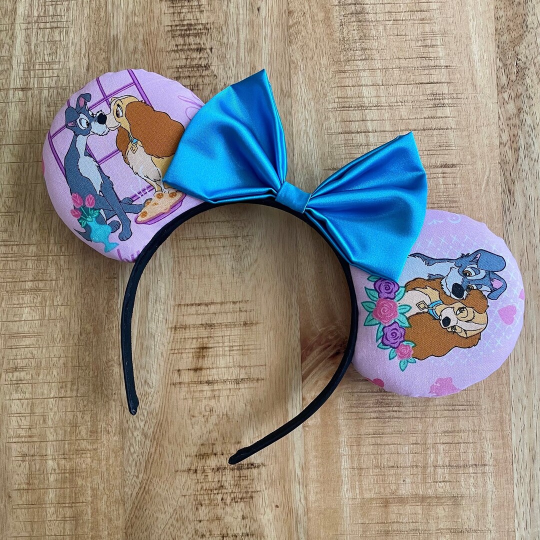Lady and the Tramp Mickey Minnie Mouse Ears Head Band Headband - Etsy