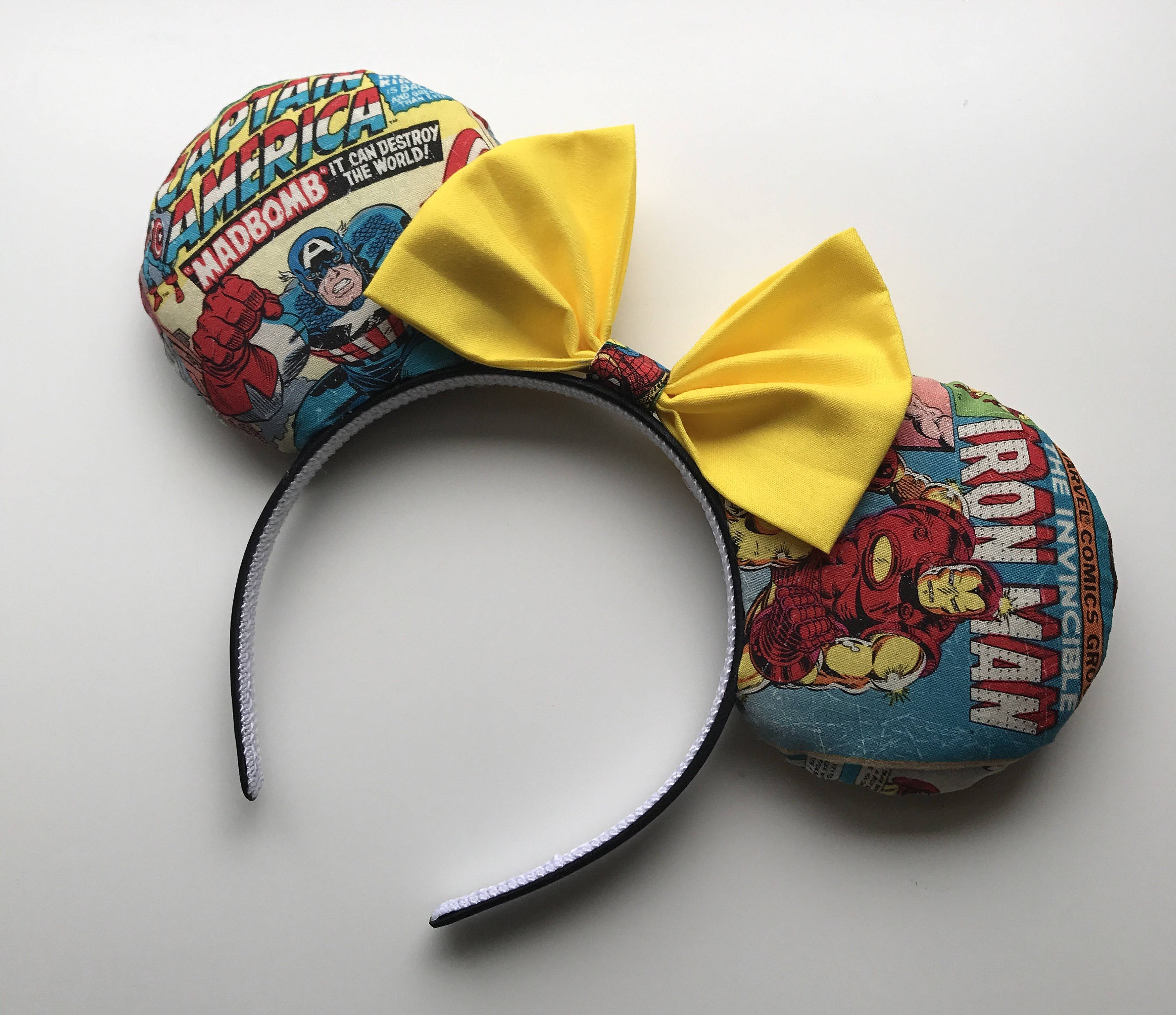 Marvel Avengers Superhero Comic Book Mickey Minnie Mouse Ears | Etsy