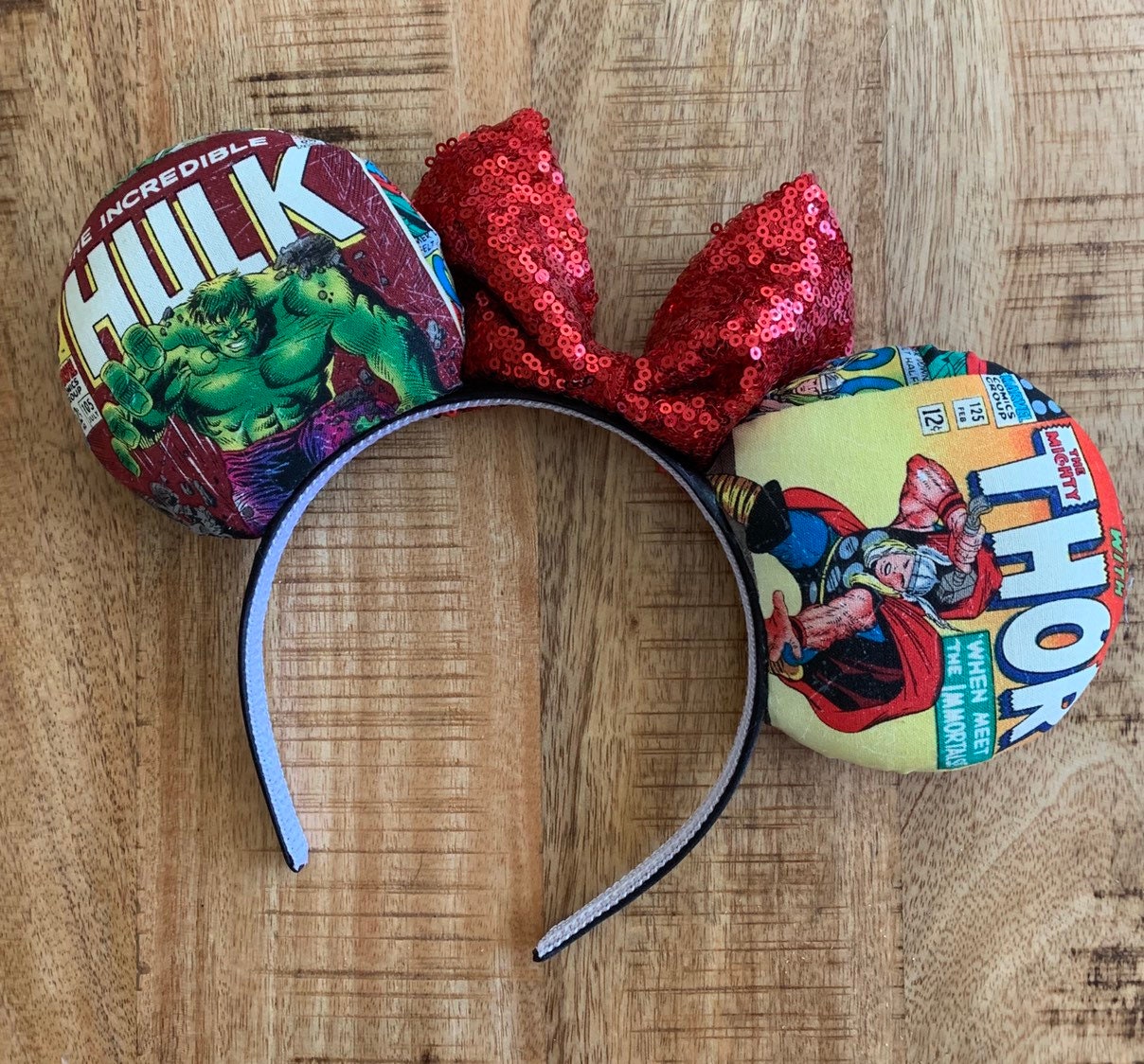 Marvel Avengers Superhero Comic Book Mickey Minnie Mouse Ears | Etsy