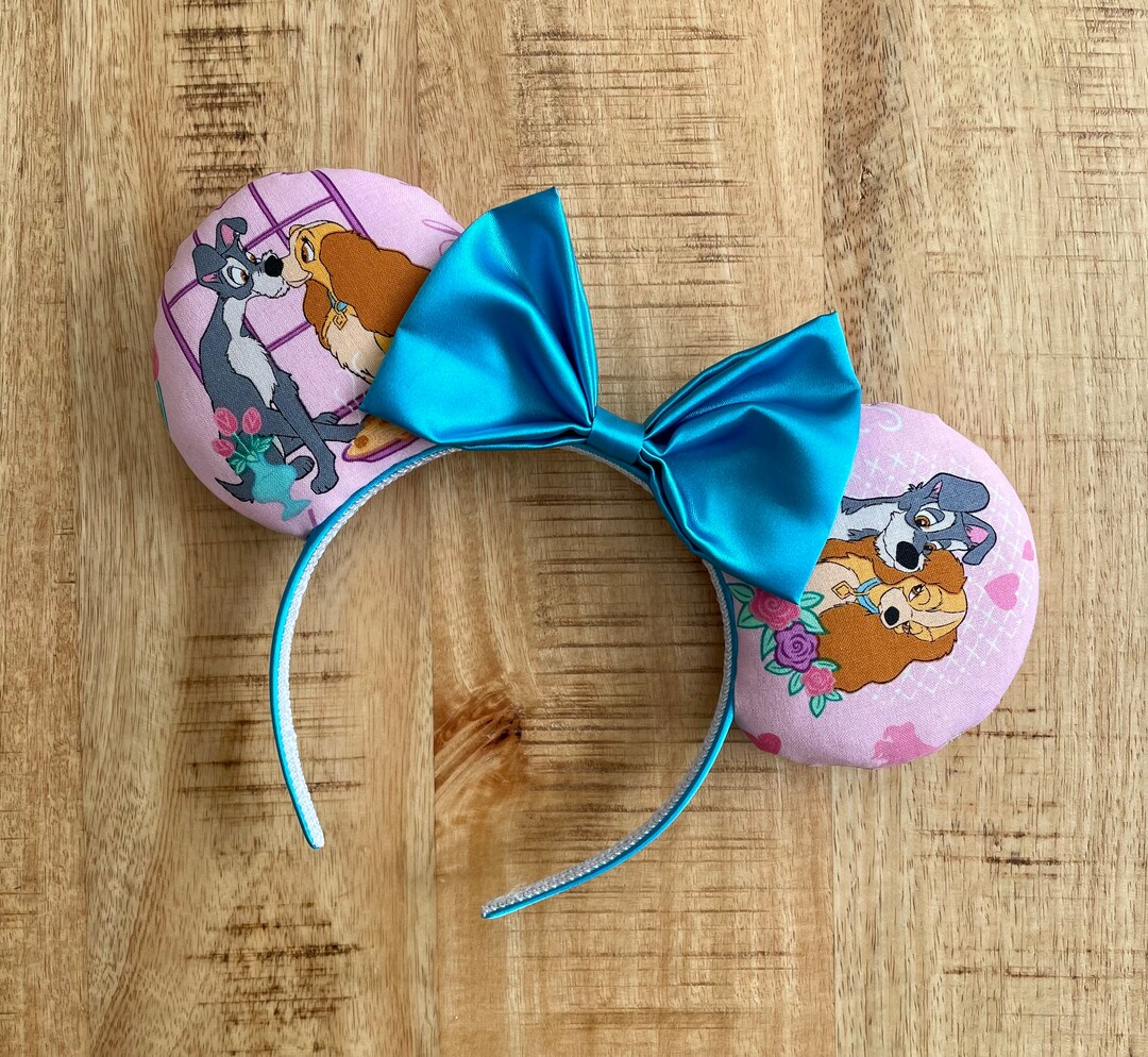 Lady and the Tramp Mickey Minnie Mouse Ears Head Band Headband - Etsy