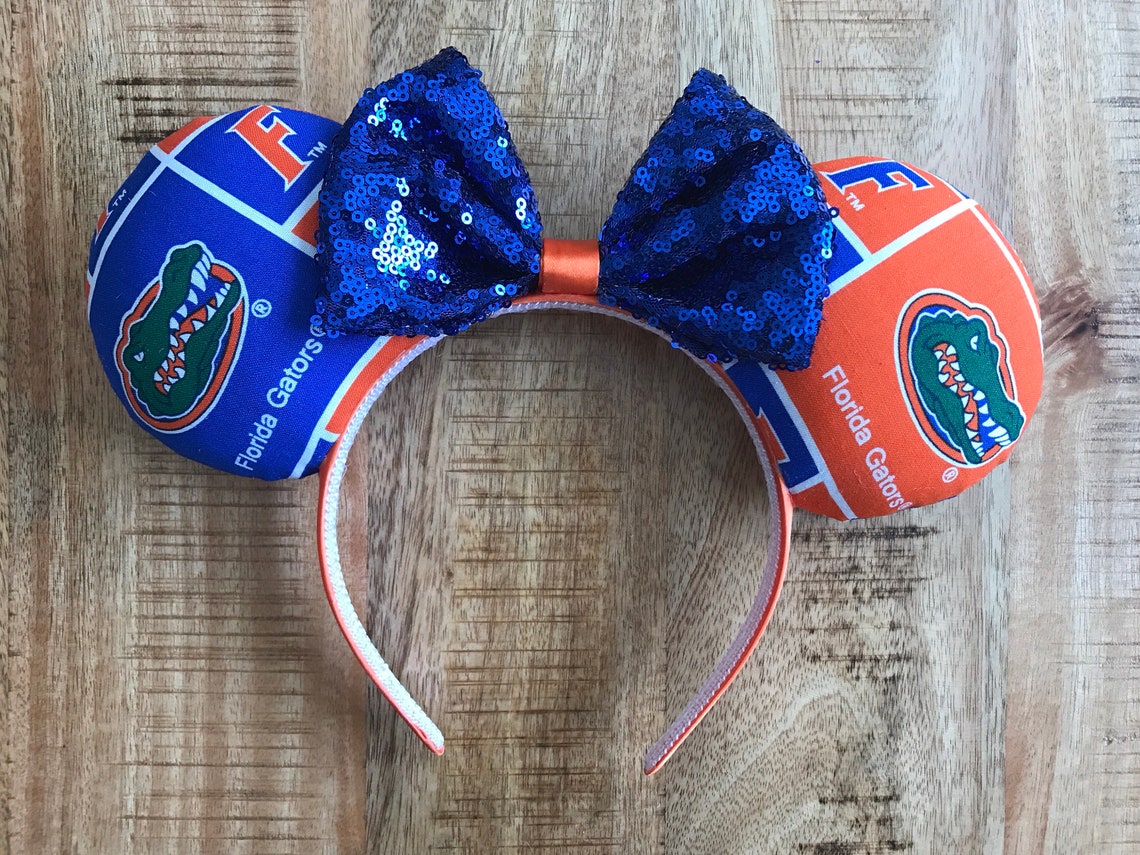 Florida Gators Mickey Minnie Mouse Ears University of Florida - Etsy