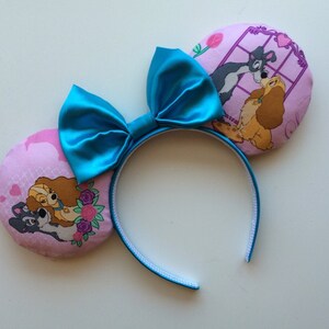 Lady and the Tramp Mickey Minnie Mouse Ears Head Band Headband | Etsy