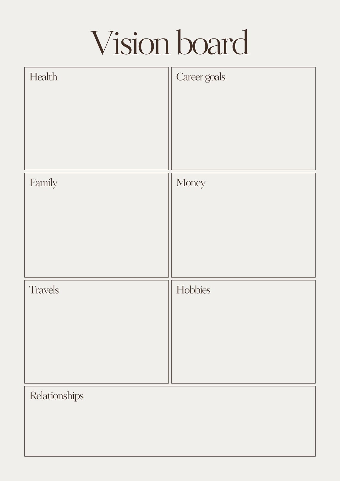 20pg Customizable Vision Board, Manifestation Journal, Goal Setter ...