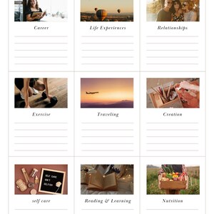 20pg Customizable Vision Board, Manifestation Journal, Goal Setter ...