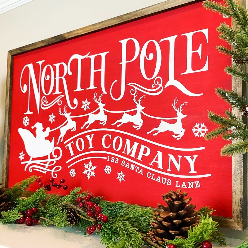 Large Christmas Signs - Etsy