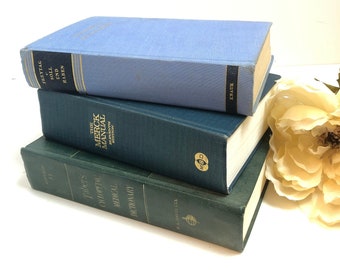 Blue Book Stack - Etsy