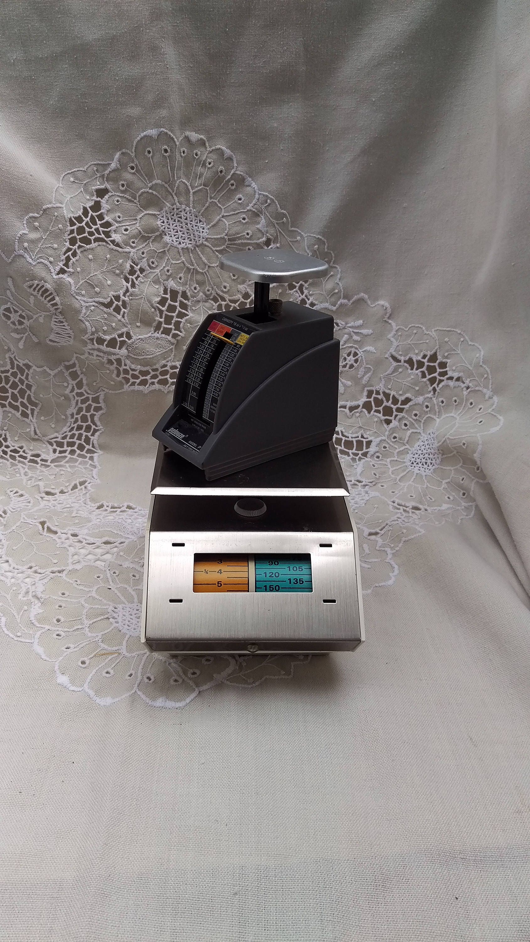 Postal Scale, Postage Meter, Industrial Decor, Food Scale, Mid Century ...