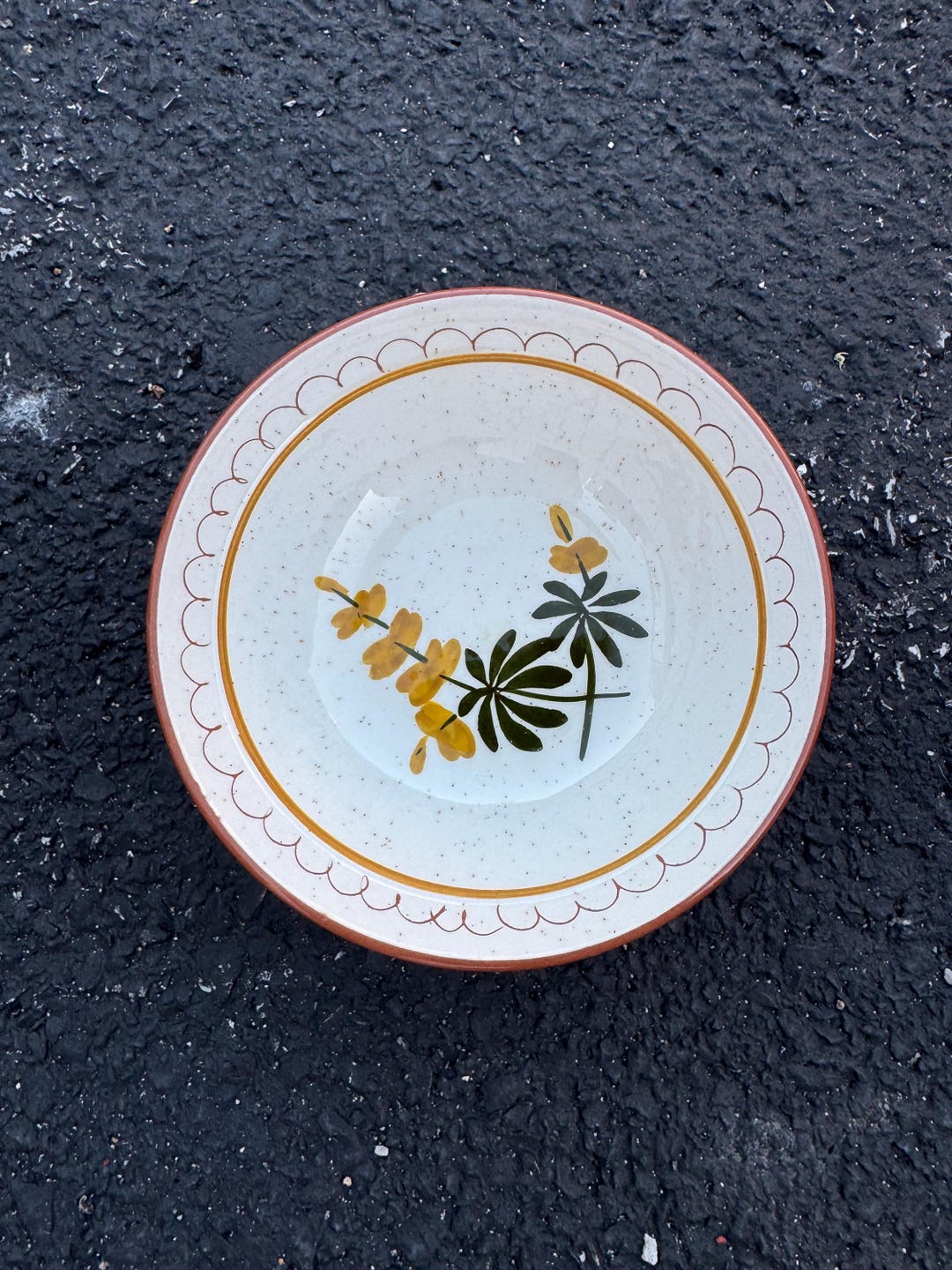 Vintage Stangl Pottery Bowl: Golden Blossom Floral Design, 6 Inch - Etsy