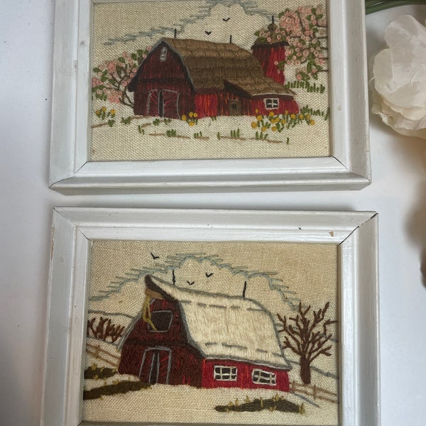 Embroidered Wooden Frame - Etsy