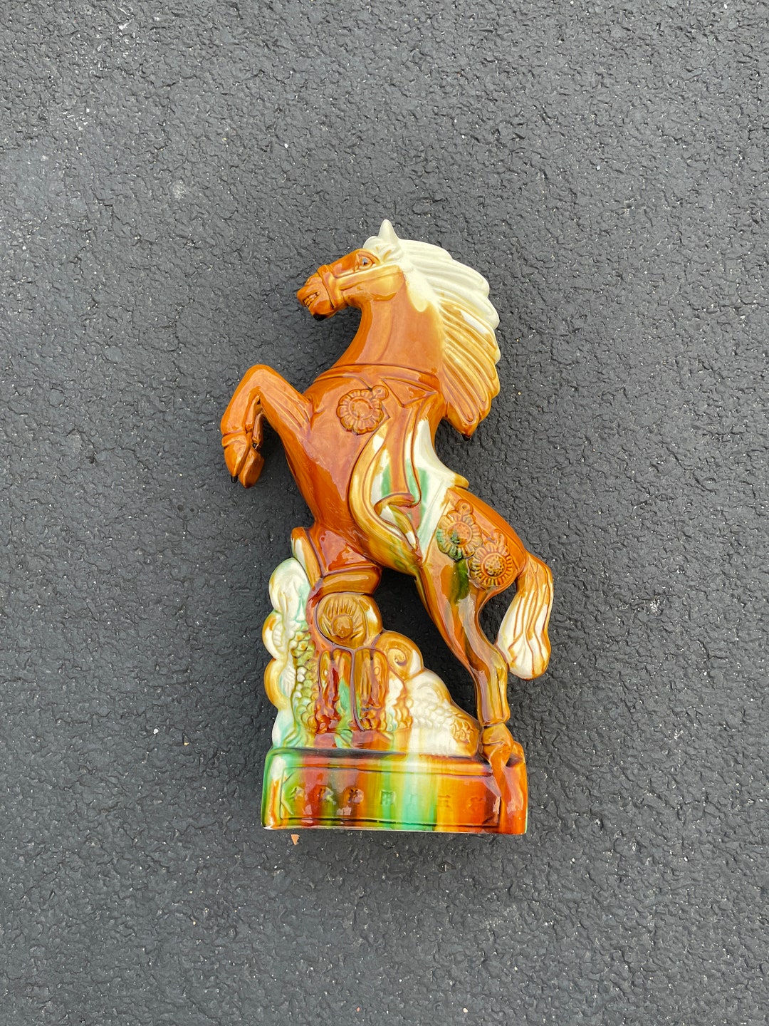 Bourse Statue, Rare Tang Dynasty, Sancai-glazed Ceramic Horse. Tang ...
