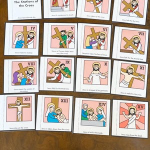 Stations of the Cross Mini Book - Etsy