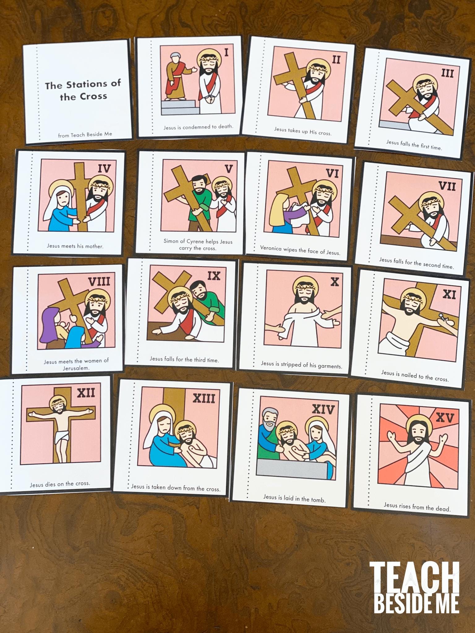 Stations of the Cross Mini Book - Etsy