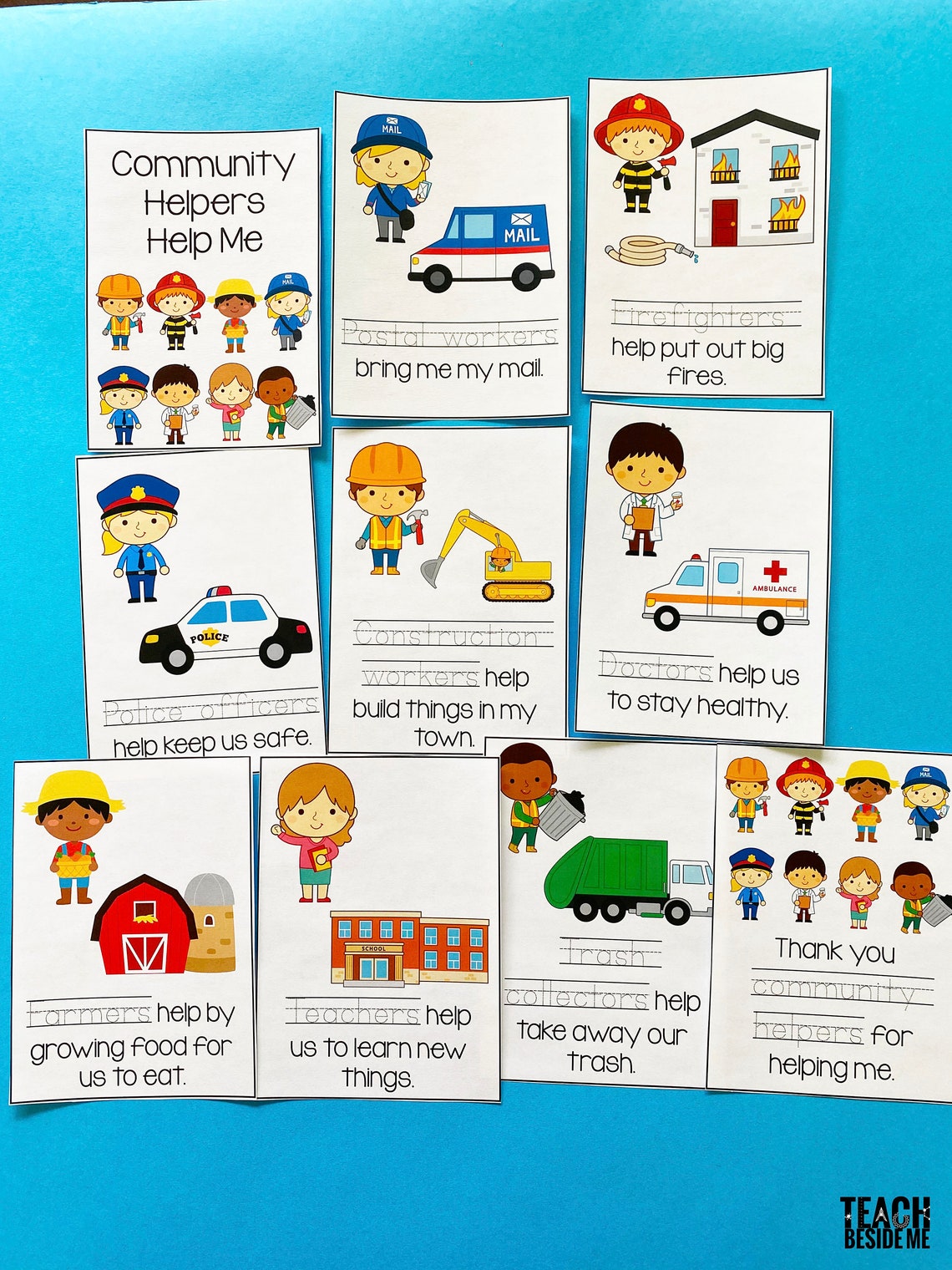 Community Helpers Printables for Reading and Writing - Etsy