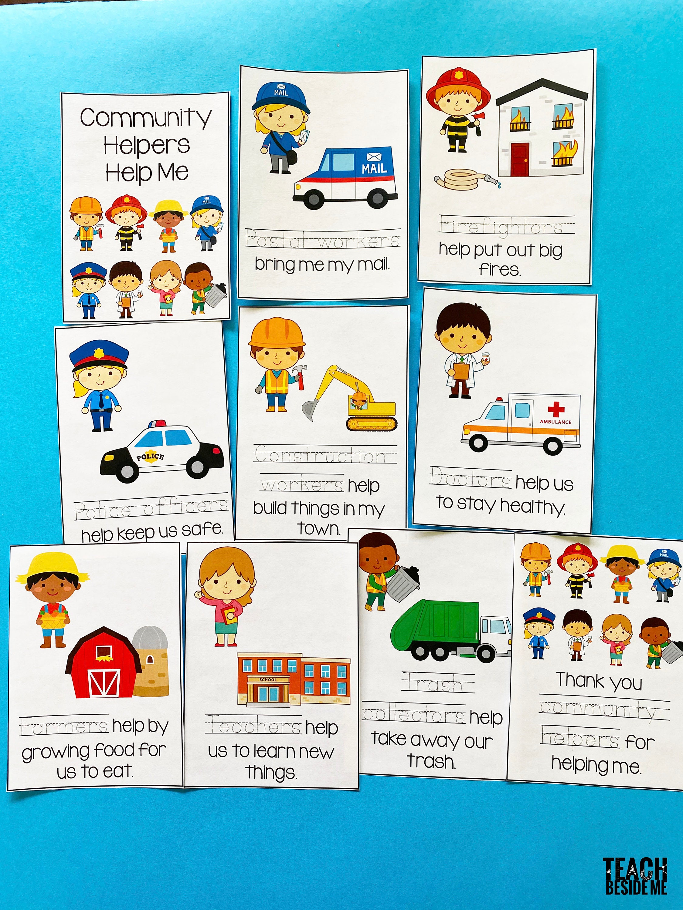 Community Helpers Printables for Reading and Writing - Etsy