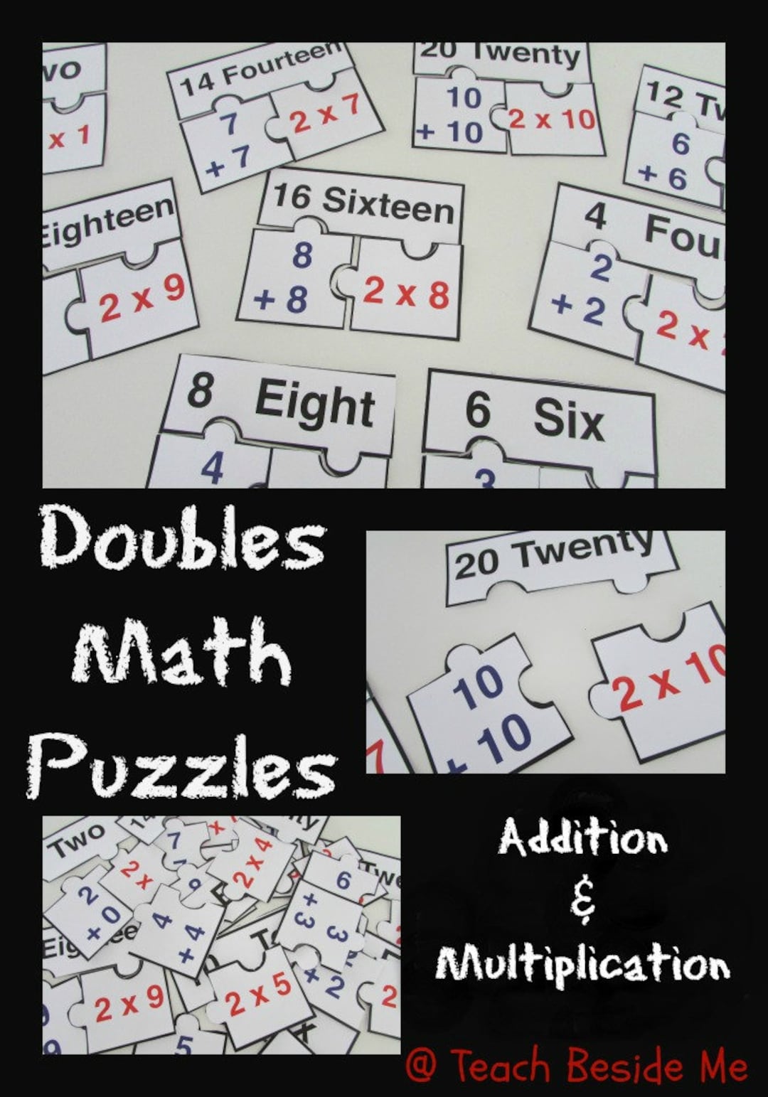 Doubles Math Puzzles - Etsy