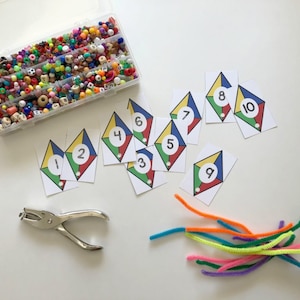 Preschool Math- Kite Themed Counting - Etsy
