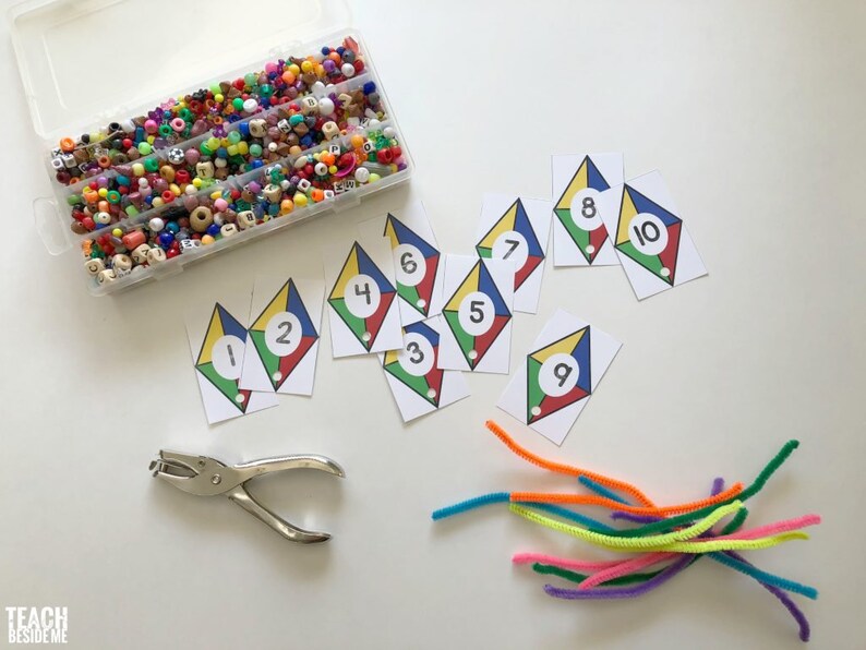 Preschool Math- Kite Themed Counting - Etsy