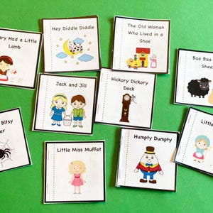 Nursery Rhyme Learning Bundle - Etsy
