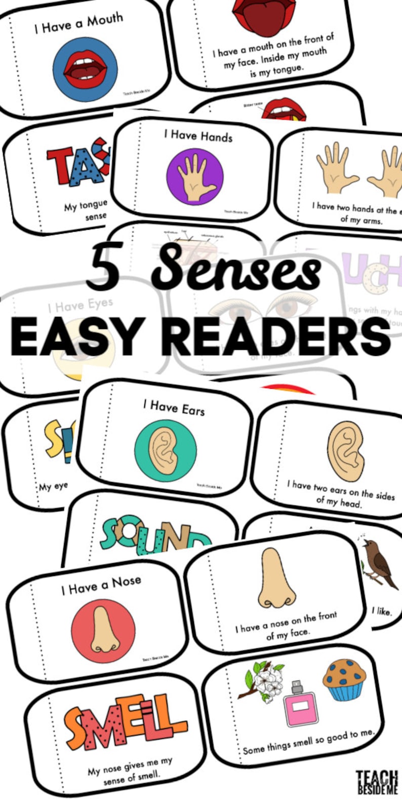 Five Senses Easy Reader Books - Etsy