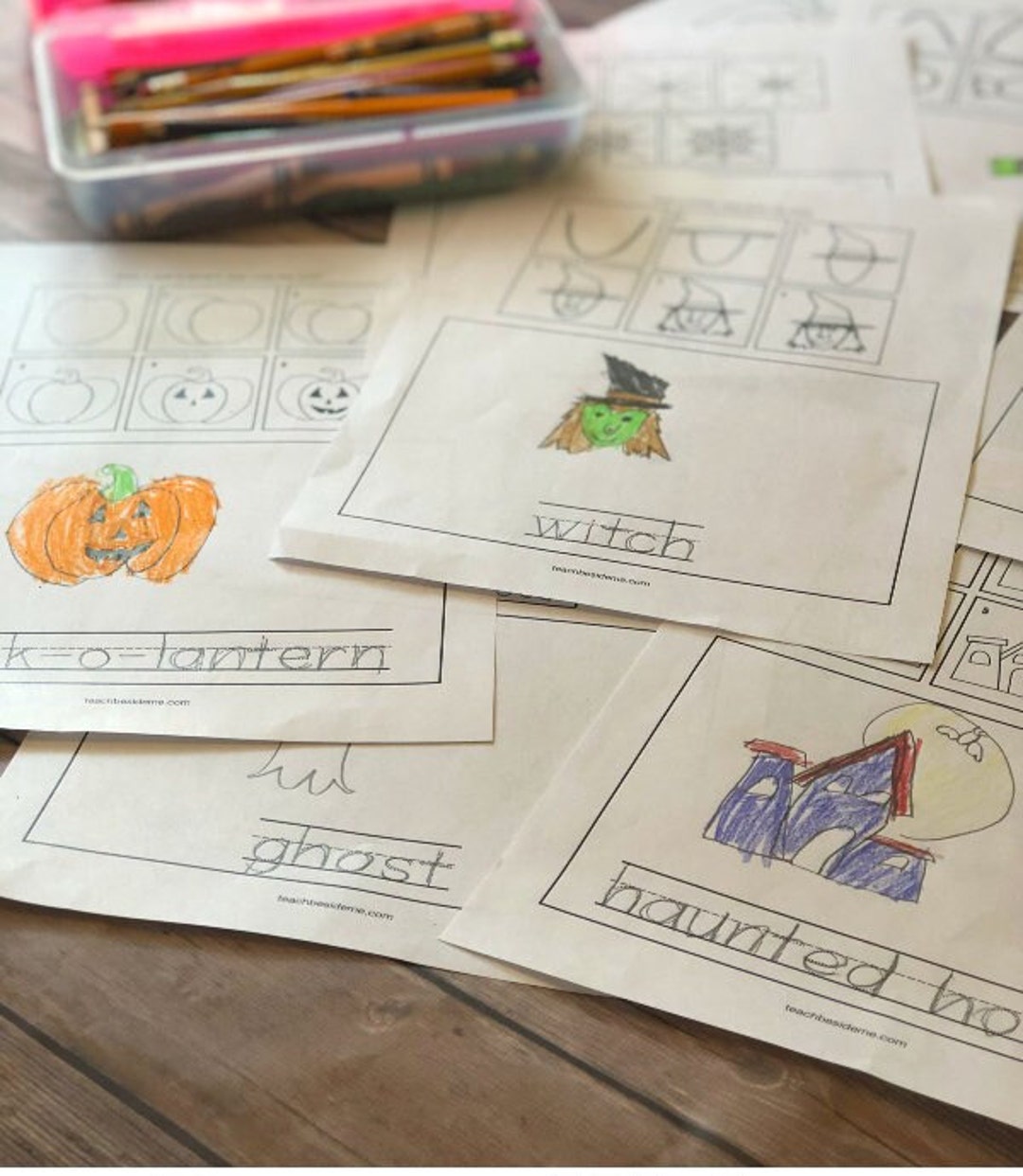 Draw and Write Halloween - Etsy
