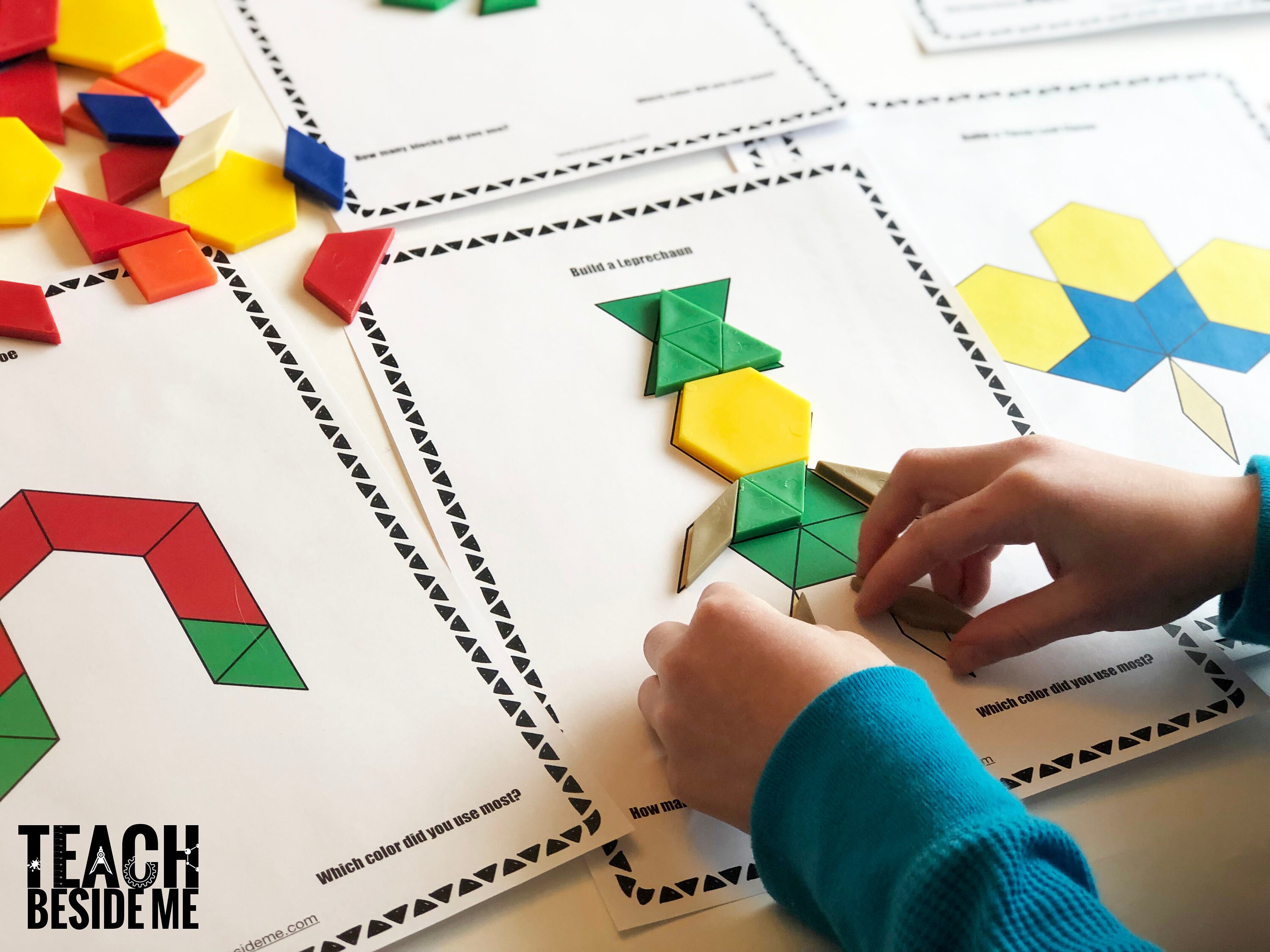 St. Patrick's Day Pattern Block Mats - Etsy