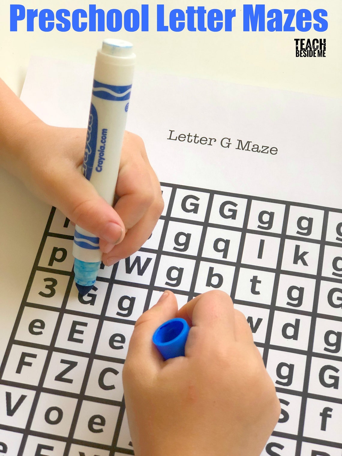 ABC Letter Mazes for Preschool or Kindergarten | Etsy