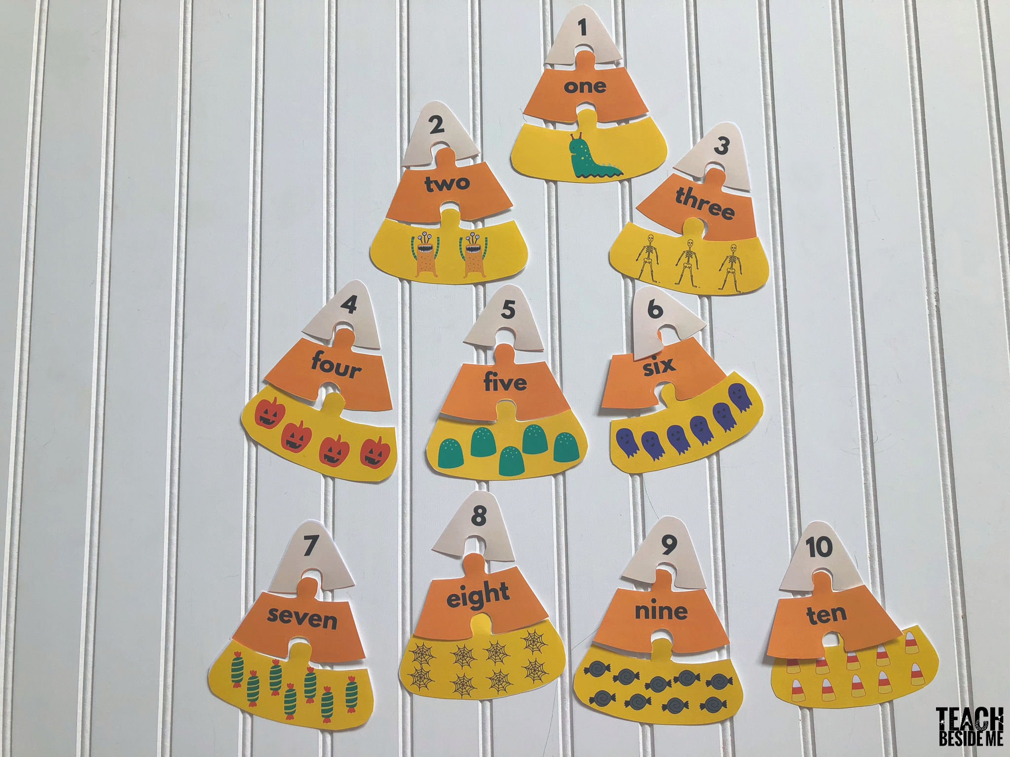 Candy Corn Counting Puzzles - Etsy