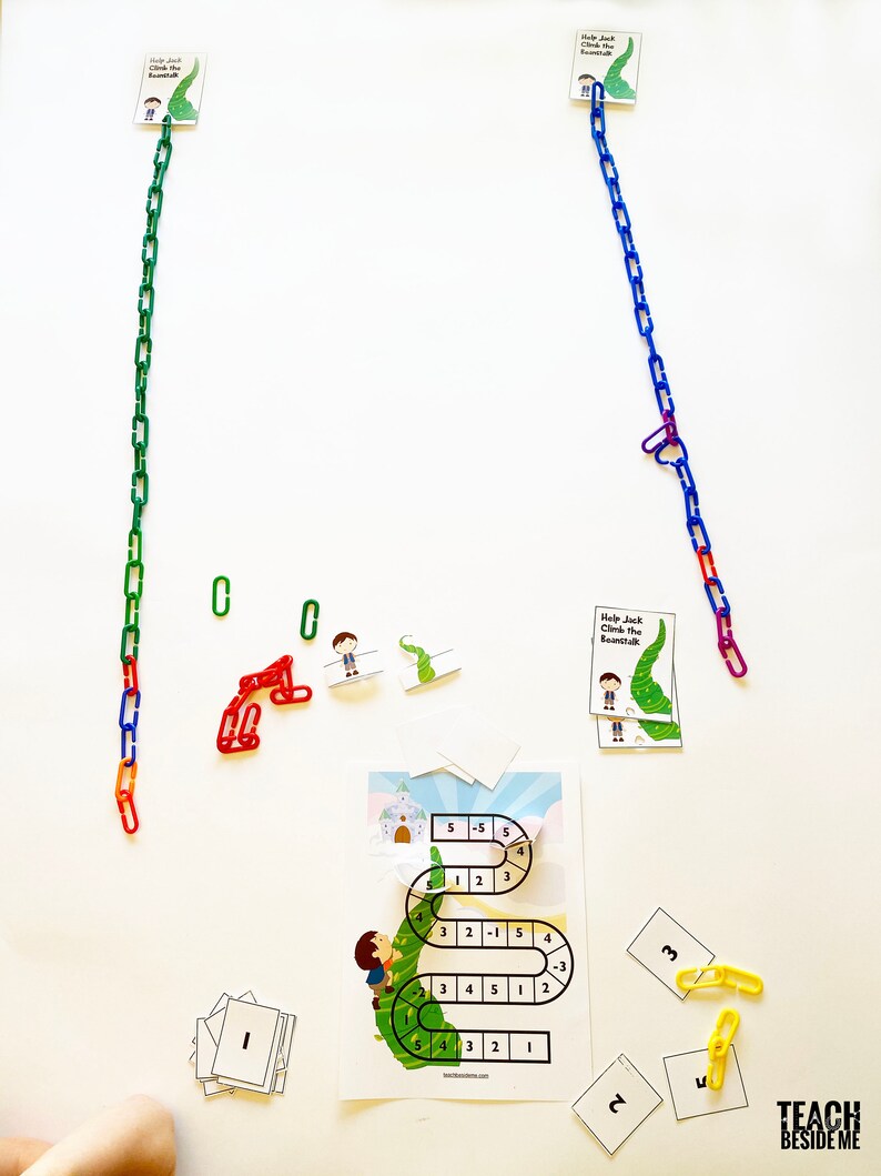 Jack and the Beanstalk Counting Math Game for Kids - Etsy