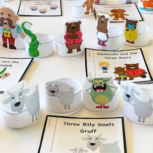 Mini Fairy Tale Books & Story Telling Play Sets - Etsy Canada