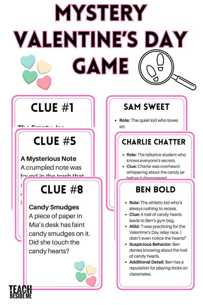 Mystery Valentine's Day Game - Etsy