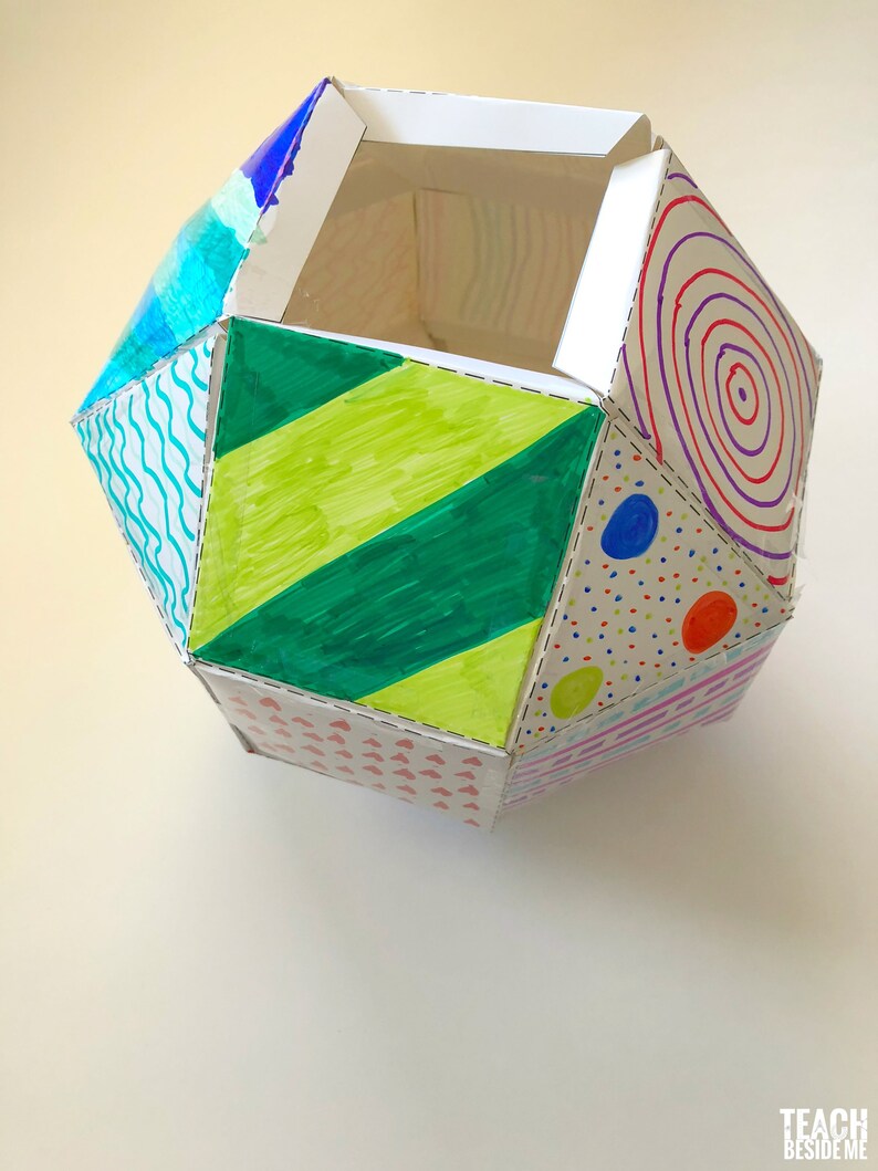 3D Shape Template Rhombicuboctahedron Etsy 3d-shape-template-rhombicuboctahedron-etsy