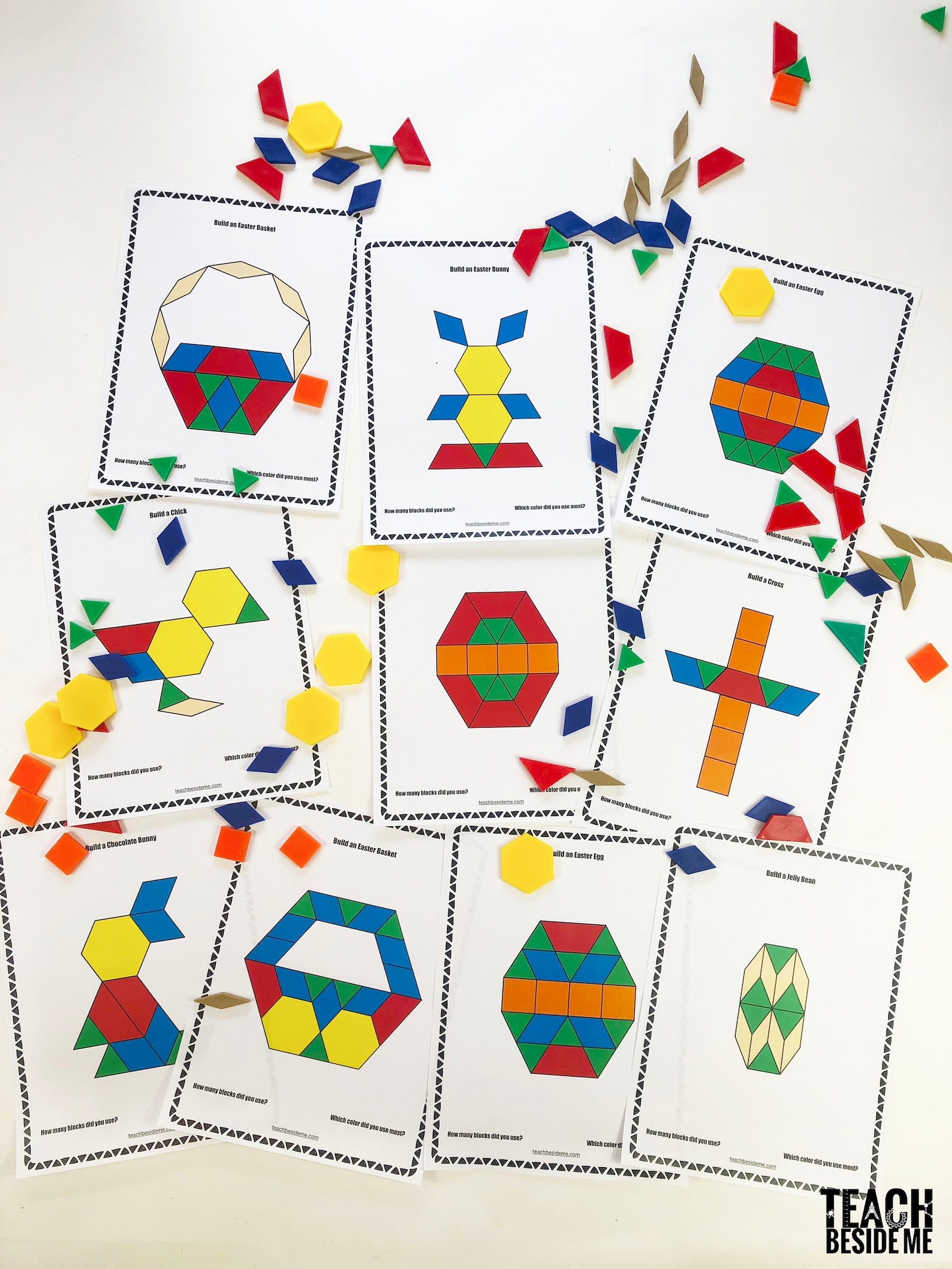 Easter Pattern Block Mats - Etsy